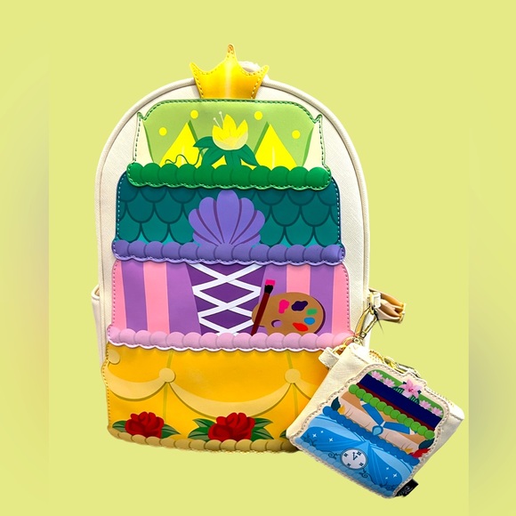 Loungefly | Bags | Loungefly Disney Princess Layered Cake Mini Backpack ...